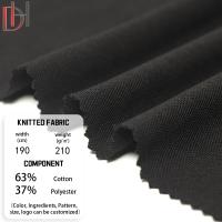 China Custom Color Cotton Pique Knit Fabric OEM ODM for Branded Polo Shirts for sale