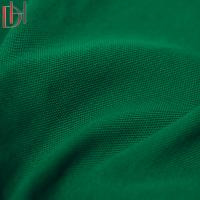 China Lightweight Breathable Double Pique Knit Fabric for Summer Polo Shirts 210gsm for sale