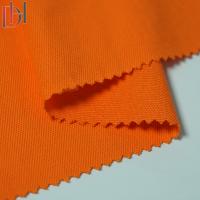 China Moisture Wicking Double Pique Fabric for Womens Polo Shirts 63% Cotton 37% Polyester for sale