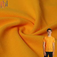 China Uniform Fabric Double Pique Knit 63% Cotton 37% Polyester Wrinkle Resistant for sale