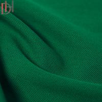 China Lightweight Breathable Double Pique Knit Fabric for Summer Polo Shirts 210gsm for sale