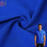 China Premium Classic Double Pique Knit Fabric Soft and Breathable for Polo Wear for sale