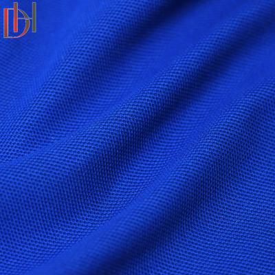 China Premium Classic Double Pique Knit Fabric Soft and Breathable for Polo Wear for sale