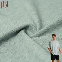 China 190cm 210gsm Cotton Double Pique Knit Fabric for T Shirts and Casual Shirts for sale