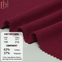 China Soft Blended Knit Textile For Daily Wear Shirts Breathable Pique Fabric for sale
