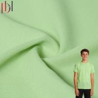 China 63% Cotton 37% Polyester Activewear Classic Double Pique Knit Fabric for Team Sports Shirts Durable for sale