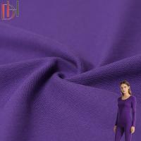 China Wrinkle Resistant Cotton Blended Knit Pique Fabric For Uniform Shirts Garment Making Textile for sale
