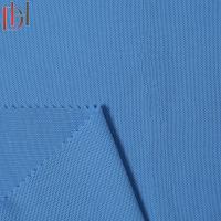 China Fabric Factory Direct Cool Comfort Classic Double Pique Knit Fabric for Streetwear Casual Shirts for sale
