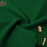 China Premium Cotton Poly Blend Knitted Pique Textile For Clothing Manufacturing for sale