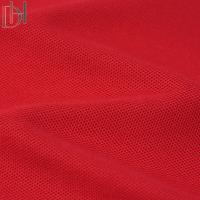 China Breathable Pique Knitted Fabric For Casual T‑Shirts Cotton Poly Blend Garment Textile for sale