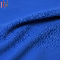 China Cotton Polyester Blended Pique Knitted Fabric Breathable Apparel Textile for sale