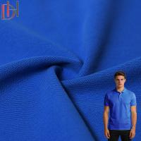 China Cotton Polyester Blended Pique Knitted Fabric Breathable Apparel Textile for sale