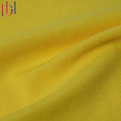 China Stable Shrinkage Cotton Poly Pique Knitted Fabric For Garment Factory Use for sale
