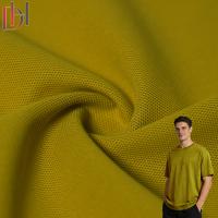 China 210gsm Pique Knit Fabric For Polo & Sport T‑Shirts Cotton Polyester Blended for sale