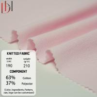 China Wholesale Customizable Pique Knit Fabric Cotton Polyester Blended For Clothing Importers for sale