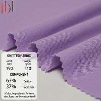 China Casual Polo Base Cotton Pique Knit Fabric For Independent Clothing Brands for sale