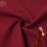 China 63% Cotton 37% Polyester Durable Pique Knit Fabric for Spring Autumn Casual Tops Clothing Material for sale