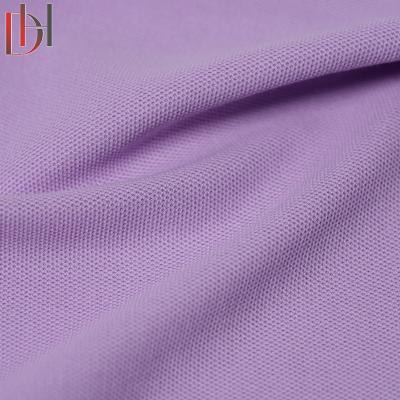 China Casual Polo Base Cotton Pique Knit Fabric For Independent Clothing Brands for sale