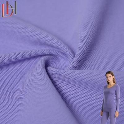 China 210GSM Breathable Pique Knit Fabric Cotton Poly Blended For Outdoor Casual Activity Clothing Lines for sale