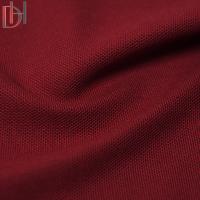China 63% Cotton 37% Polyester Durable Pique Knit Fabric for Spring Autumn Casual Tops Clothing Material for sale