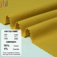 China Cotton Spandex Pique Knit Fabric for Multi‑Color Fashion Polo Collection Orders for sale