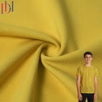 China Stretch Cotton Pique Knit Fabric for Tailored‑Look Casual Polo Garment Fabric for sale