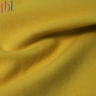 China Cotton Spandex Pique Knit Fabric for Multi‑Color Fashion Polo Collection Orders for sale