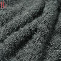 China Soft Fluffy Loopless Cloud Fleece Fabric For Knitted Fashion Neck Scarf for sale