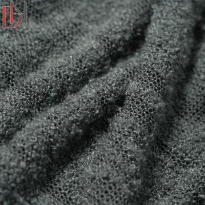 China Soft Fluffy Loopless Cloud Fleece Fabric For Knitted Fashion Neck Scarf for sale