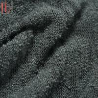 China Soft Fluffy Loopless Cloud Fleece Fabric For Knitted Fashion Neck Scarf for sale