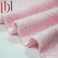 China Hot Sale Wrinkle Resistant Floral Jacquard Knit Fabric Easy Care For Fashion Skirts And Blouses for sale