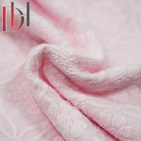 China Hot Sale Wrinkle Resistant Floral Jacquard Knit Fabric Easy Care For Fashion Skirts And Blouses for sale