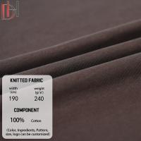 China Substantial Hand Feel Cotton Knitted Fabric for Streetwear Brands for sale