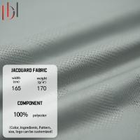 China Customizable Color 100% Polyester Jacquard Knitted Fabric For Fashion Active Garments for sale