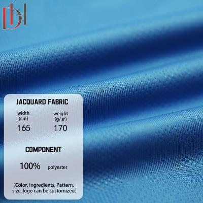 China 170GSM Lightweight Air Permeable 100% Polyester Knit Jacquard Fabric For Activewear for sale