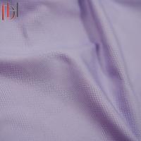 China Uniform Color Polyester Jacquard Mesh Knitted Fabric For Large Sport Event Garments for sale