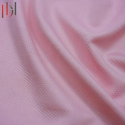 China Factory Supply Hot Sale 100% Polyester Knit Jacquard Fabric For Premium Sportswear for sale