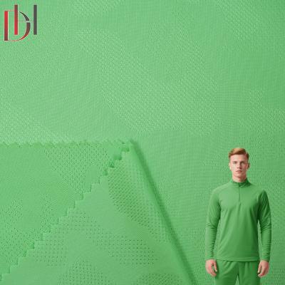 China Soft Lightweight 100% Polyester Mesh Knit Fabric For Kids School Sports Uniforms for sale