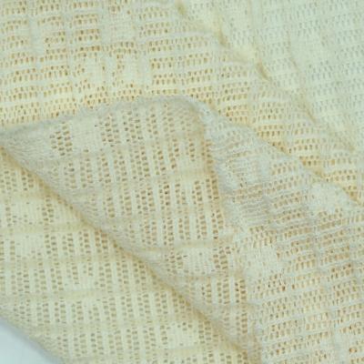 China Skin Friendly Vertical Jacquard Knit Fabric Lightweight For Fashion Clothing Making for sale