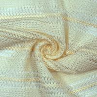 China 100% Polyester Textured Horizontal Stripe Hollow Jacquard Knit Fabric For Summer Fashion Garment for sale