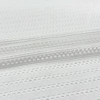 China 95% Polyester 5% Spandex Smooth Hand Stretchy Jacquard Mesh Knitted Fabric For Slim Summer Fashion Tops for sale