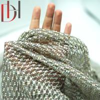 China Lightweight Glitter Jacquard Mesh Knit Fabric For Women Fashion Dress for sale