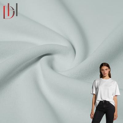 China 100% Polyester Interlock Fabric 190cm 260gsm Knit Fabric for Garment Lining Supplier for sale