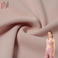 China Soft Drape Plain Interlock Knit Fabric Manufacturer 100% Polyester 260gsm Factory Direct Knit Fabric for sale