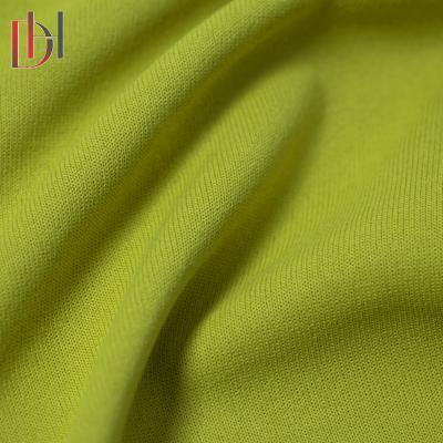 China Polyester Interlock Lining Fabric 100% Polyester 260gsm Knit Lining for Garment Suit for sale