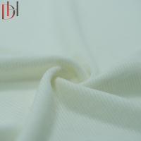 China Tencel Wool 2×2 Rib Knit Fabric Gentle on Sensitive Skin Premium Natural Blend Fabric for sale