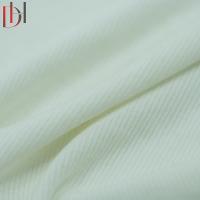 China Tencel Wool 2×2 Rib Knit Fabric Gentle on Sensitive Skin Premium Natural Blend Fabric for sale