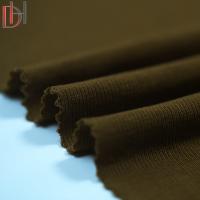 China Soft Rib Knit Fabric 220GSM Lyocell Wool 2x2 Ribbed Jersey Smooth Hand Feel Knit for Everyday Tops for sale