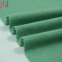 China Eco-friendly Tencel Wool 2x2 Rib Knit Fabric 220gsm Light Warm Stretch Rib For Autumn Clothing for sale