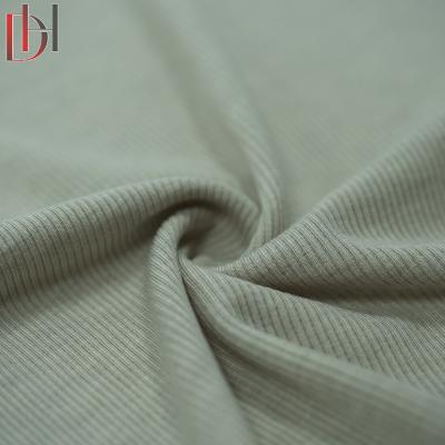 China Shape Retention Tencel Wool 2×2 Rib Fabric Anti-pilling for Garment Accessories for sale